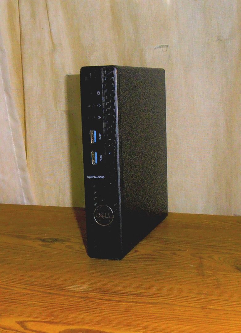 Dell i3-10100t Optiplex 3080 micro, 16GB RAM, 512GB M.2 NVME SSD, USB bluetooth & 1.3gbps Wifi ...