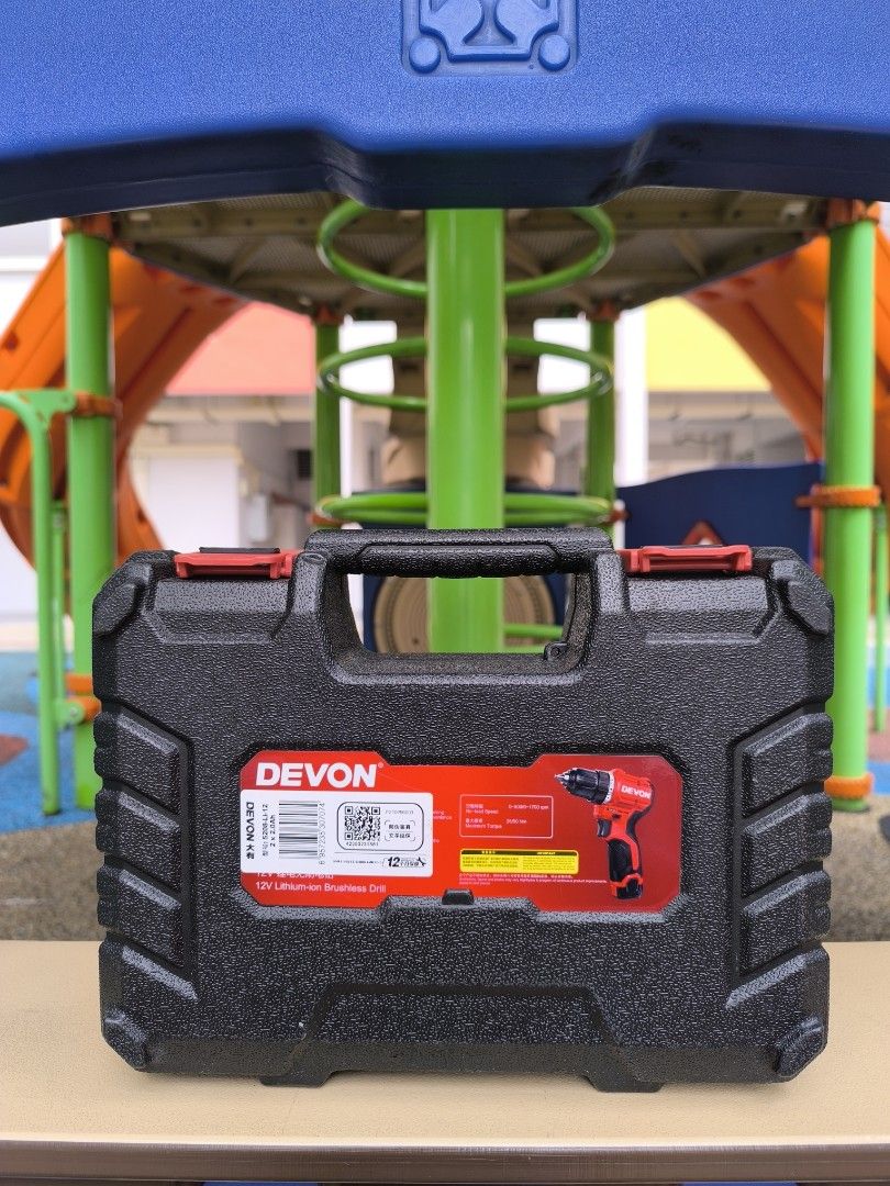 Devon 12V Lithium-ion Brushless Drill Empty Case, Furniture & Home ...