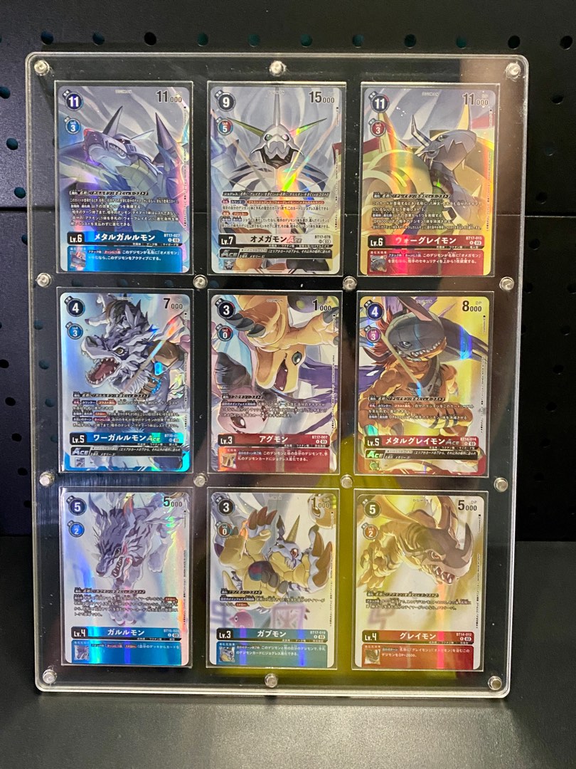 DIGIMON CARD GAME OMEGAMON BINDER + Arcylic Frame, Hobbies & Toys ...