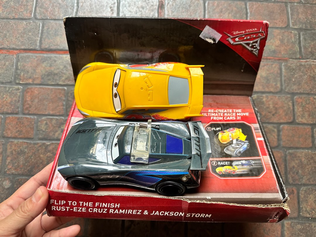 Disney cars flip to the finish cruz ramirez and jackson storm, Hobbies ...