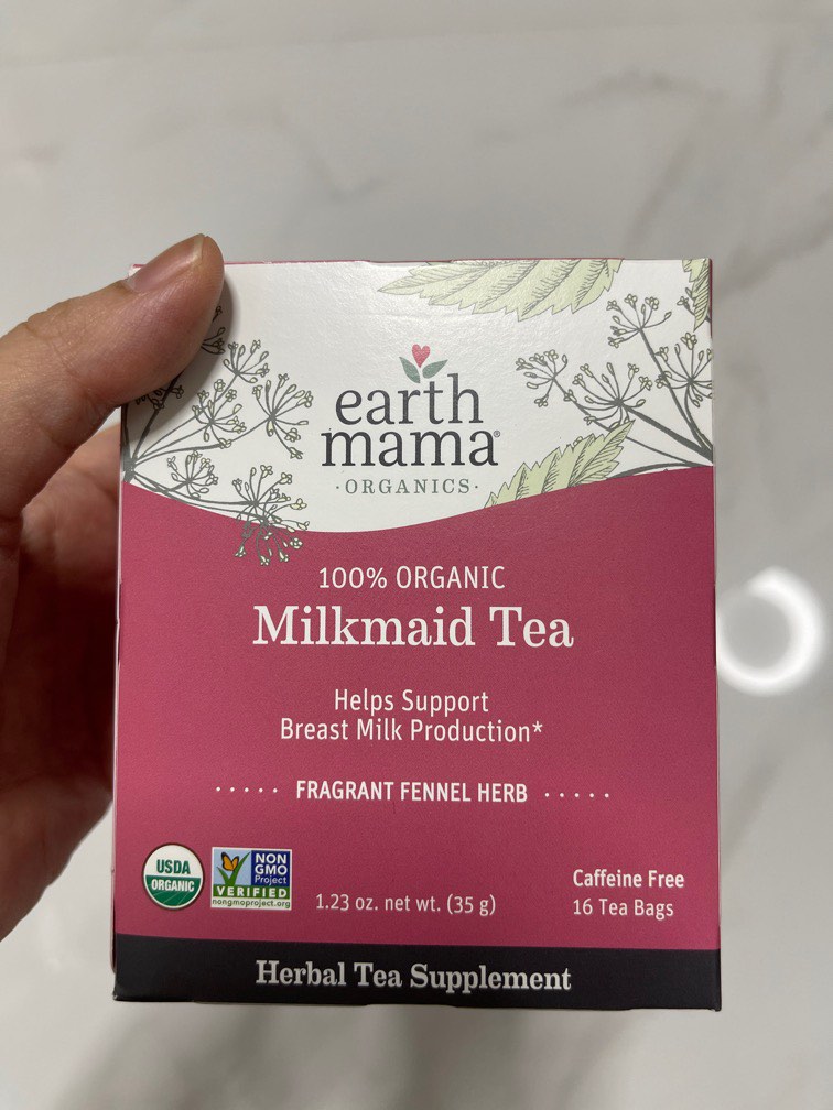 Earth mama milkmaid tea organic fenugreek tea (helps support breast ...