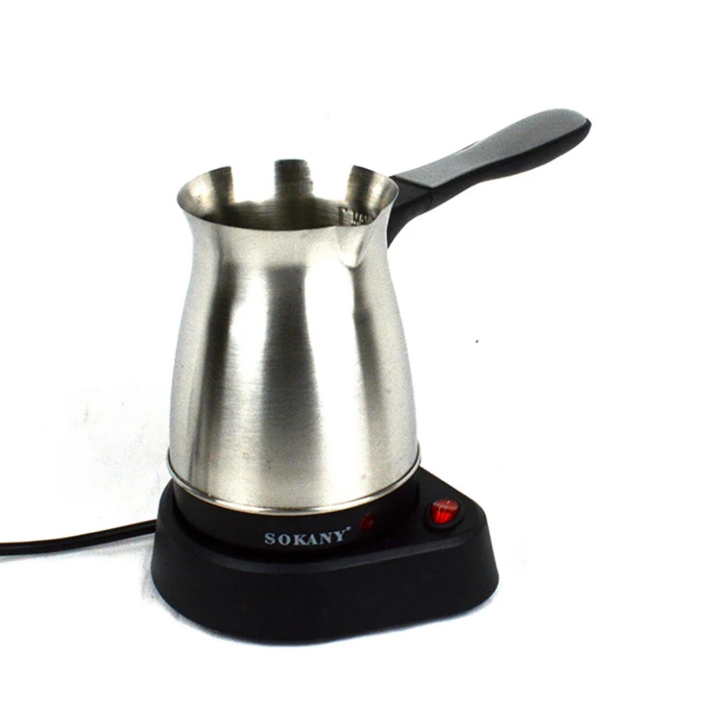 Electric Turkish Greek Coffee Maker Stainless Steel Machine Moka Pot ...