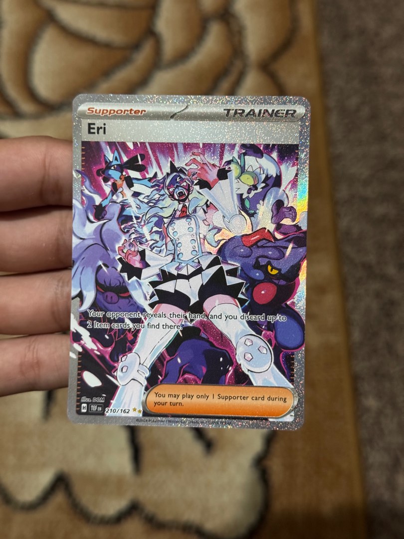 Eri SIR Full Art Trainer - Pokemon Temporal Forces, Hobbies & Toys ...
