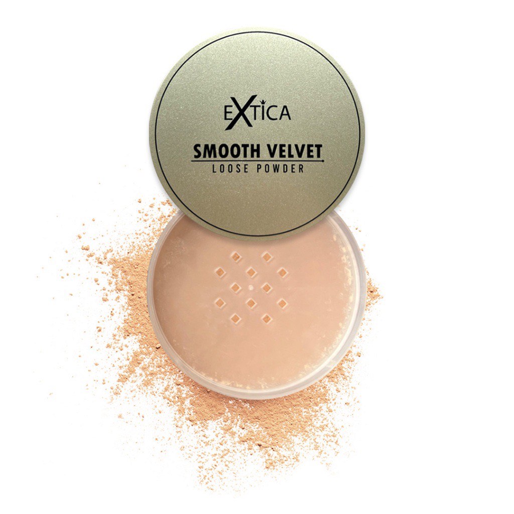 EXTICA smooth velvet loose powder, Kesehatan & Kecantikan, Rias Wajah ...