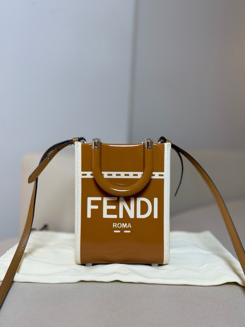 Fendi sunshine Mini tote, Luxury, Bags & Wallets on Carousell