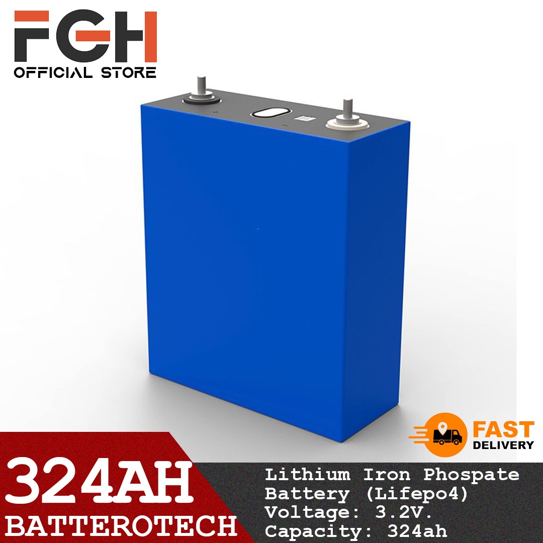 FGH 324 BATTEROTECH LIFEPO4 LITHIUM ION PHOSPHATE - 3.2V RECHARGEABLE ...