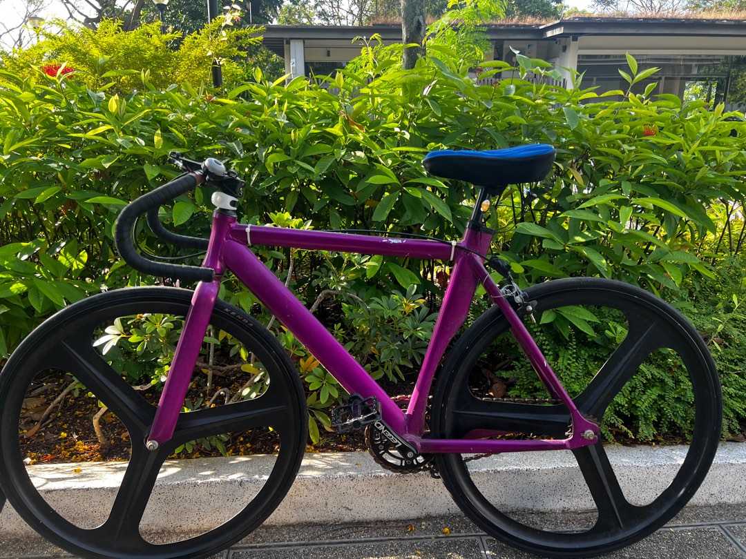 Fixie bike tri spoke, Sports Equipment, Bicycles & Parts, Bicycles on ...