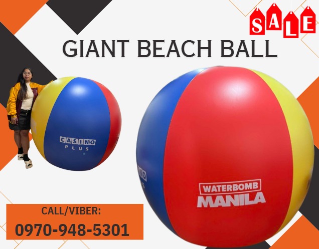 FOR SALE Giant Inflatable Beach Ball 5FT Rainbow Color Ball Huge Beach ...