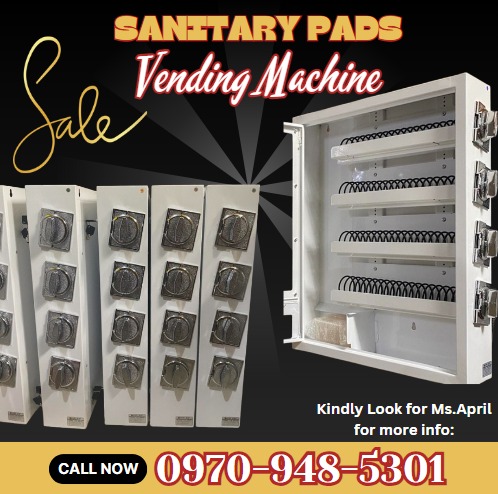 For sale Sanitary Pads vending Machine Or Pads Vendo machine Brand new ...