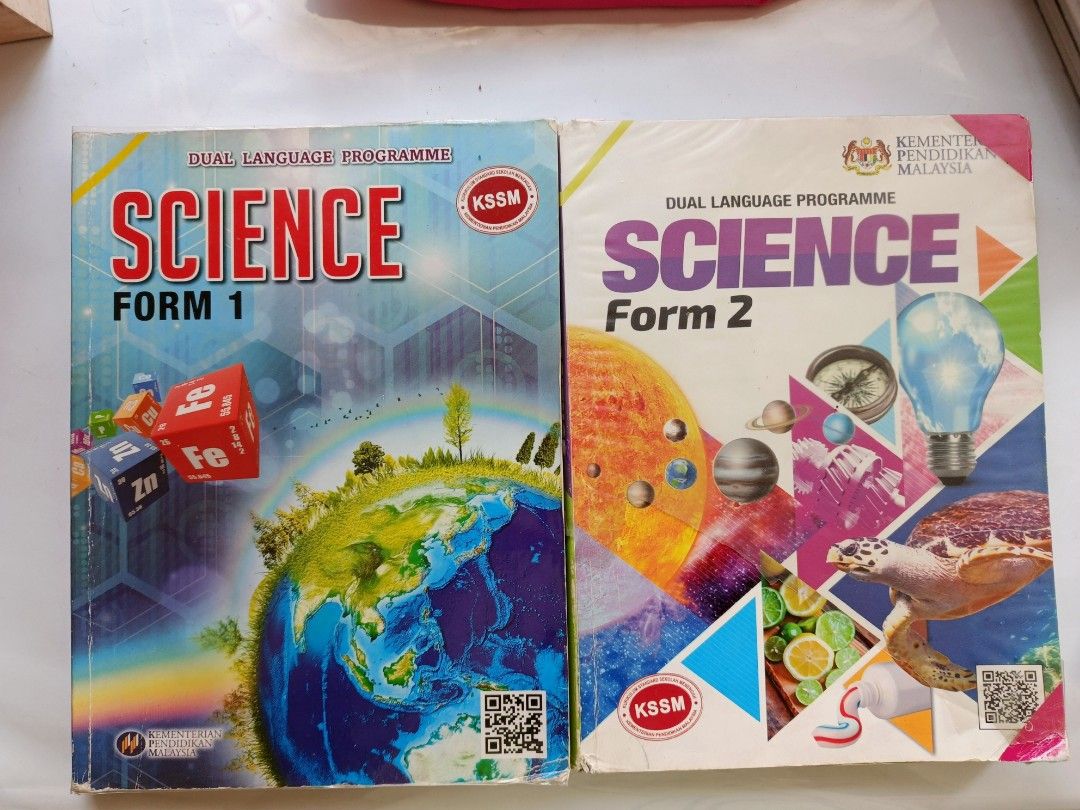 Buku Teks Form 1 and Form 2 Textbooks Tingkatan 1 dan 2, Hobbies & Toys ...