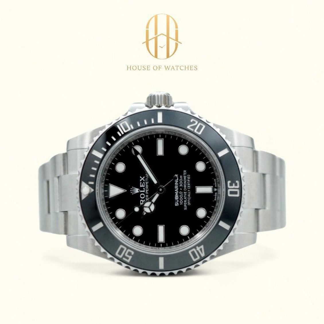 Full Factory Stickers Brand New January 2025 Rolex Submariner No Date ...