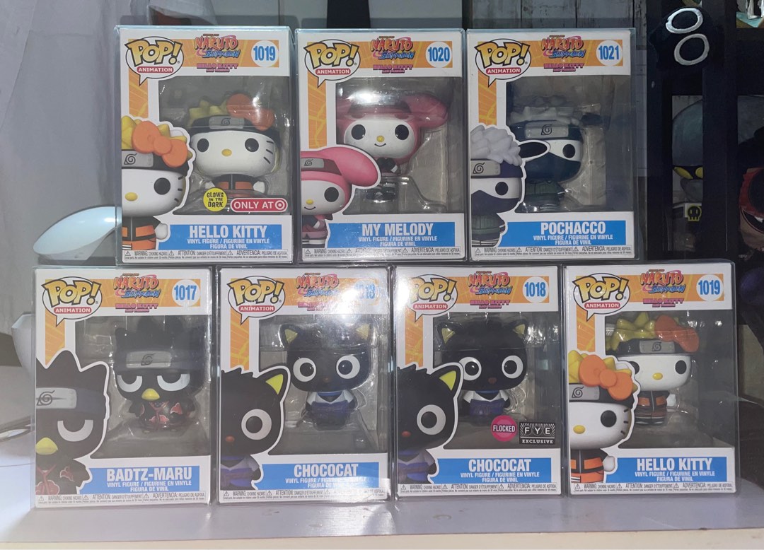 Funko Sanrio X Naruto (complete set), Hobbies & Toys, Toys & Games on ...