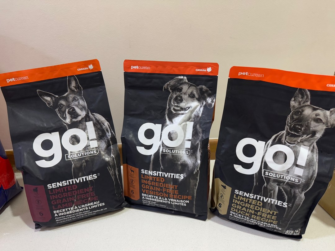 Go! Solutions Dog Dry Food (1.6kg) (Lamb, Duck, Venison), Pet Supplies ...