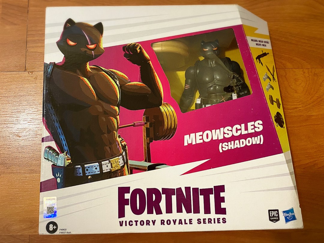 Hasbro Fortnite Meowscles (shadow), Hobbies & Toys, Toys & Games on ...