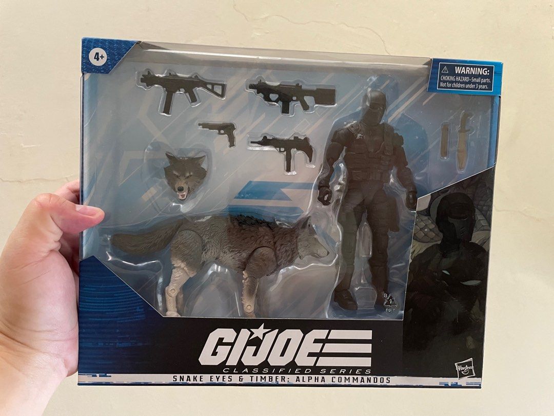 Hasbro G.I. Joe Classified Series 1/12 Snake Eyes & Timber: Alpha ...