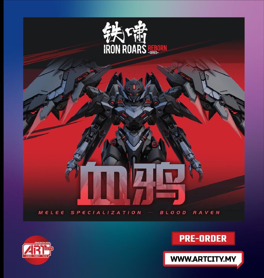 Hemoxian x Reborn-series x XIAOT - Blood Raven - 1/10 Scale Model Kits ...