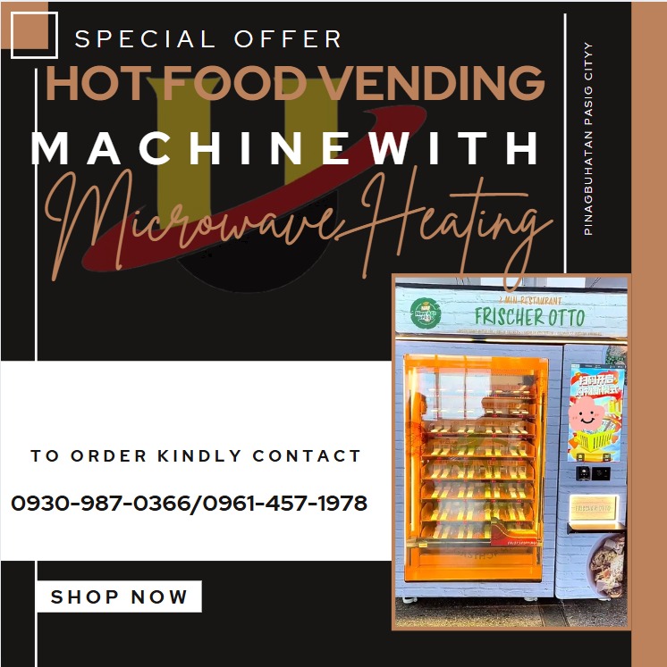 HOT FOOD VENDING MACHINE WITH MICROWAVE HEATING, Everything Else ...