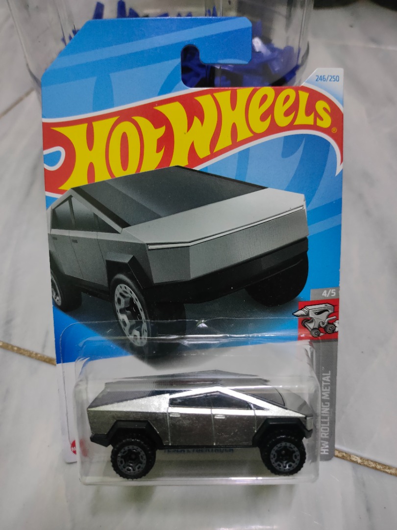 Hotwheels Tesla Cybertruck, Hobbies & Toys, Toys & Games on Carousell