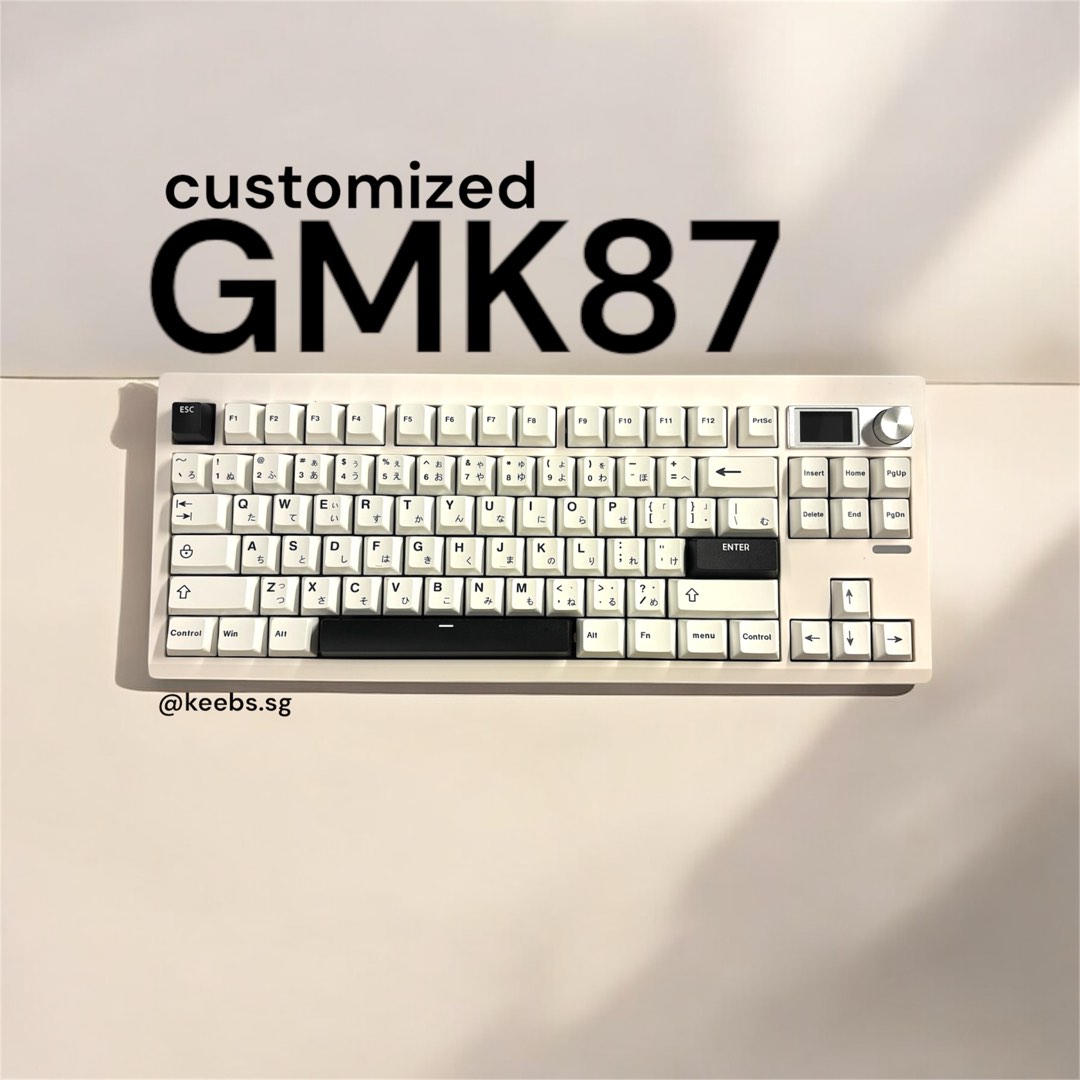 [Instock] GMK87 TKL Custom Keyboard Build | Creamy Thocky Silent Clacky ...