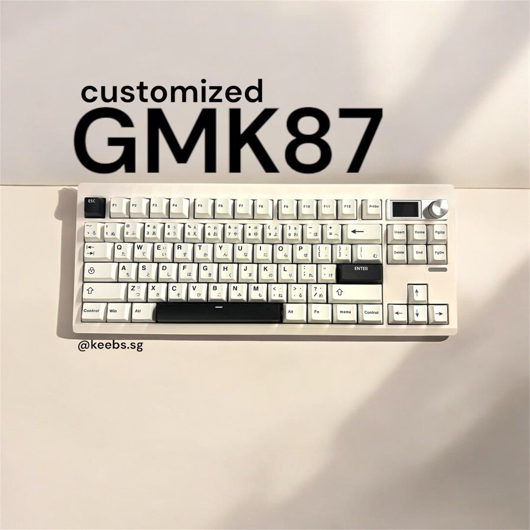 [Instock] GMK87 TKL Custom Keyboard Build | Creamy Thocky Silent Clacky ...