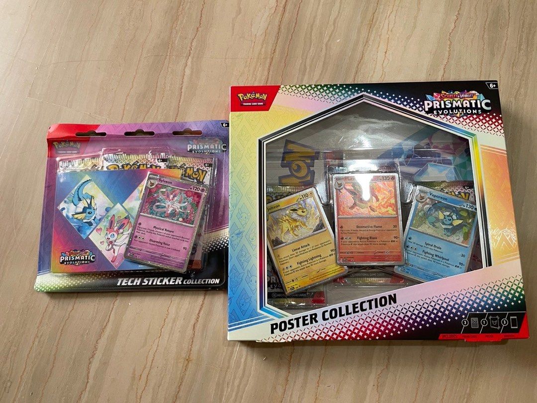 [INSTOCK] Pokemon Prismatic Evolution Sealed Poster Collection ...