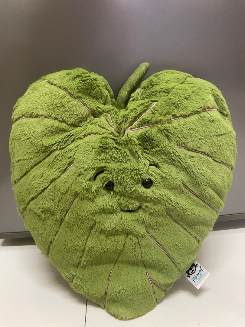 Jellycat Pink Angel Leaf, Hobbies & Toys, Toys & Games on Carousell