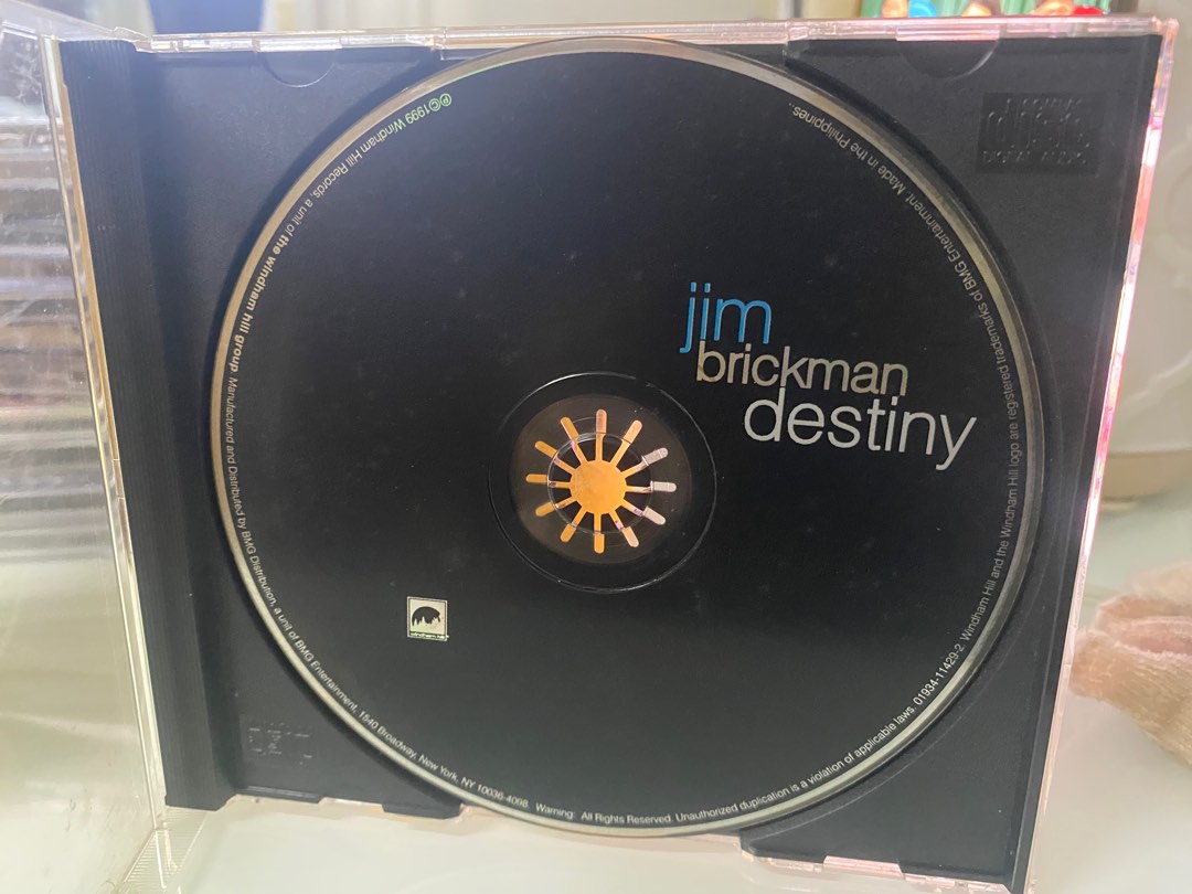 Jim Brickman - Destiny - Philippines Original Music Album CD - NO Cover ...