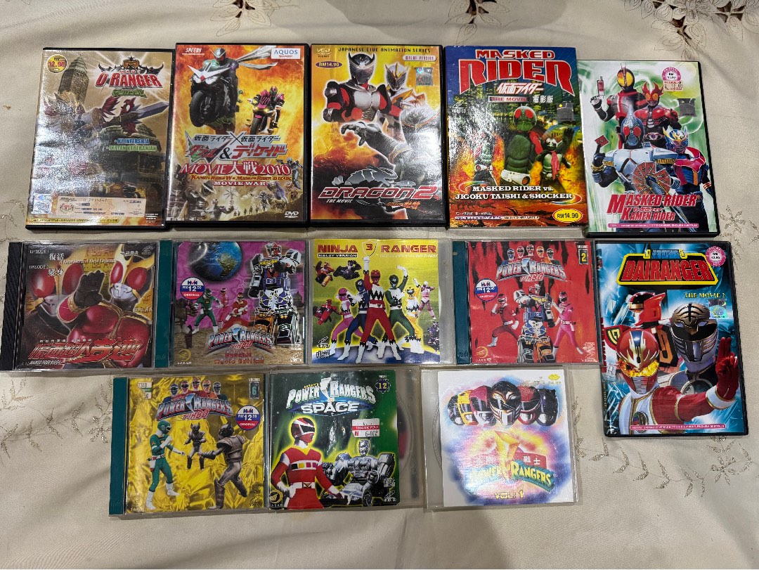 Kamen rider & power rangers super sentai episodes movies DVD VCD, TV ...