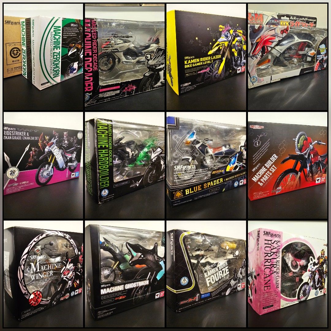 Kamen Rider Heisei SHF BIKE MOTOR BIB Price is on the list, Hobbies & Toys, Toys & Games on ...