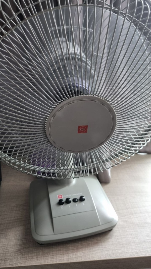 KDK Table Fan Desk Fan A30AS 30 cm 12 inch, Furniture & Home Living ...
