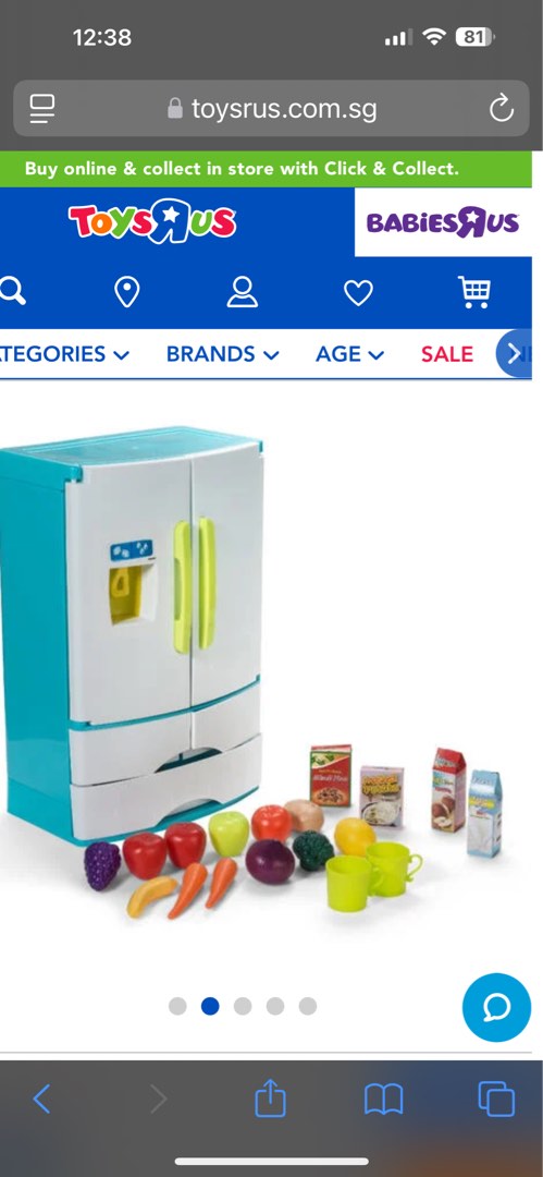Kids toy Mini Fridge kitchen toys, Babies & Kids, Infant Playtime on ...