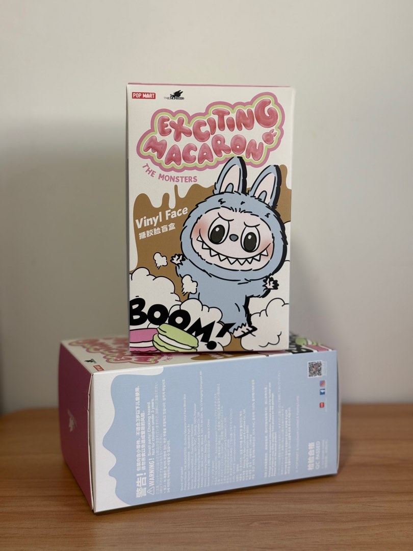 LABUBU (Exciting Macaron), Hobbies & Toys, Toys & Games on Carousell