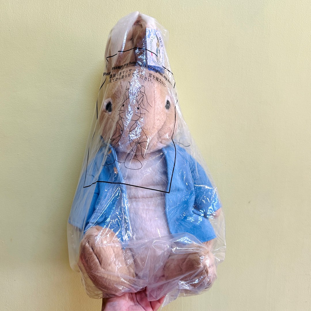 Large Peter Rabbit Plush - Php 950 height up to ears:50cm, Hobbies ...