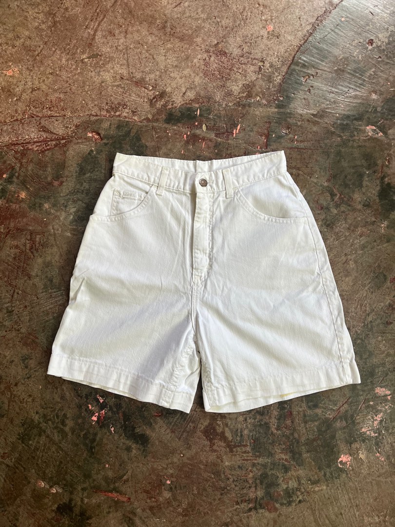 Lee white jorts, Women's Fashion, Bottoms, Shorts on Carousell