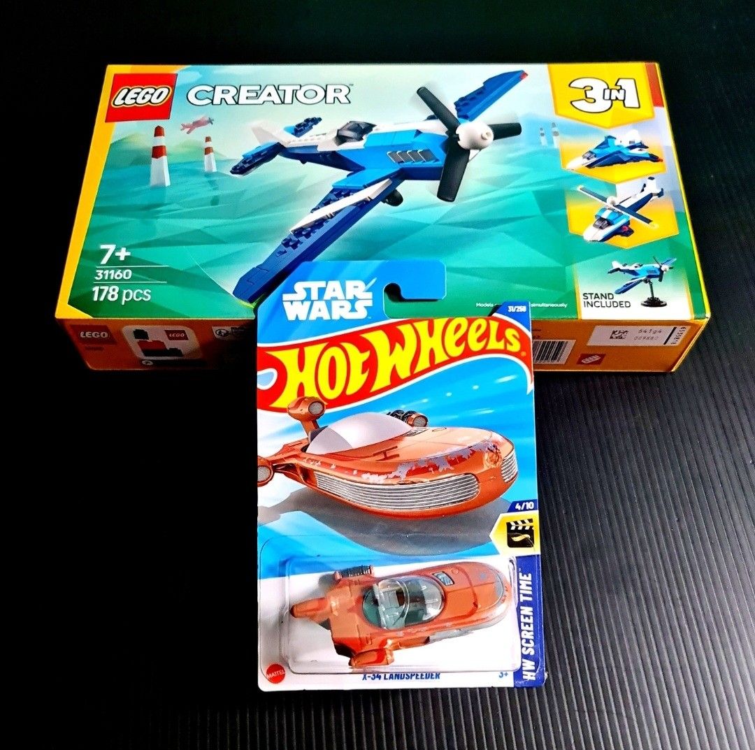 Lego 3-in-1 Creator 31160 Aircraft Race Plane ( 3in1 Flying Vehicles ...