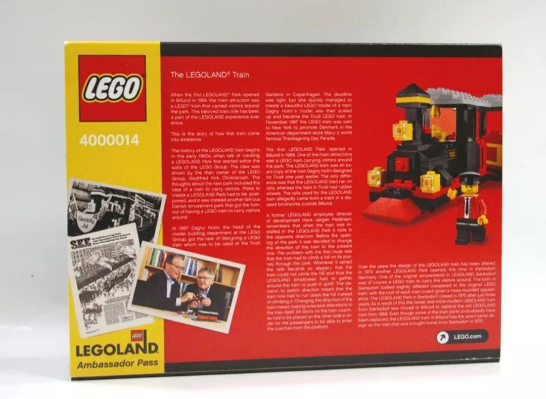 LEGO 樂高 The LEGOLAND Train(Inside Tour Exclusive 2014 Edition) #4000014 ...