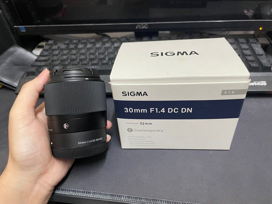 LENS SIGMA 30mm F1.4 DC DN (sony) apsc, Photography, Lens & Kits on ...