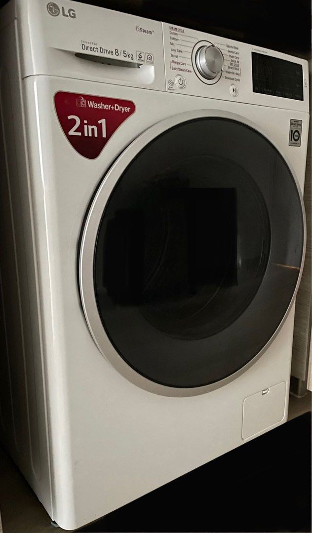LG 2 in 1 WASHER + DRYER washing machine 5kg, TV & Home Appliances, Washing Machines and Dryers ...