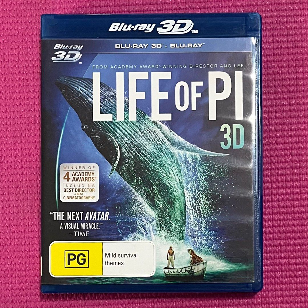 LIFE OF PI ( 3D + Blu-ray ) 2 disc, Hobbies & Toys, Music & Media, CDs ...