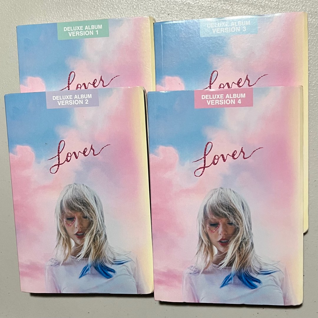 Taylor Swift Lover Deluxe Album Version 1-4, Hobbies & Toys, Music ...