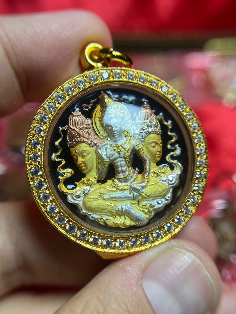 Luang Nui Rian Jatukam Ramathep Roon Sarp Rachan BE2550 | First Batch 3 Faces Wealthy King ...