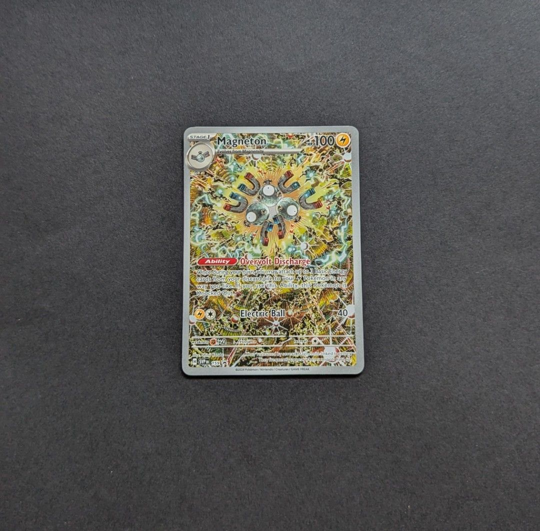 Magneton IR Surging Sparks ETB Promo Pokemon Card Tcg, Hobbies & Toys ...