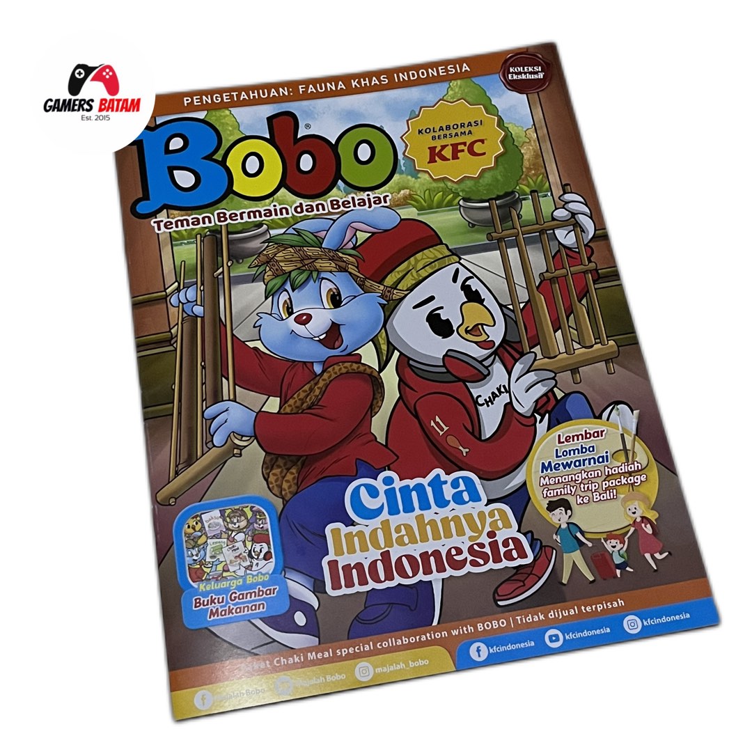 Majalah Bobo Kolaborasi bersama KFC Koleksi Eksklusif Cinta Indahnya Indonesia, Buku & Alat ...