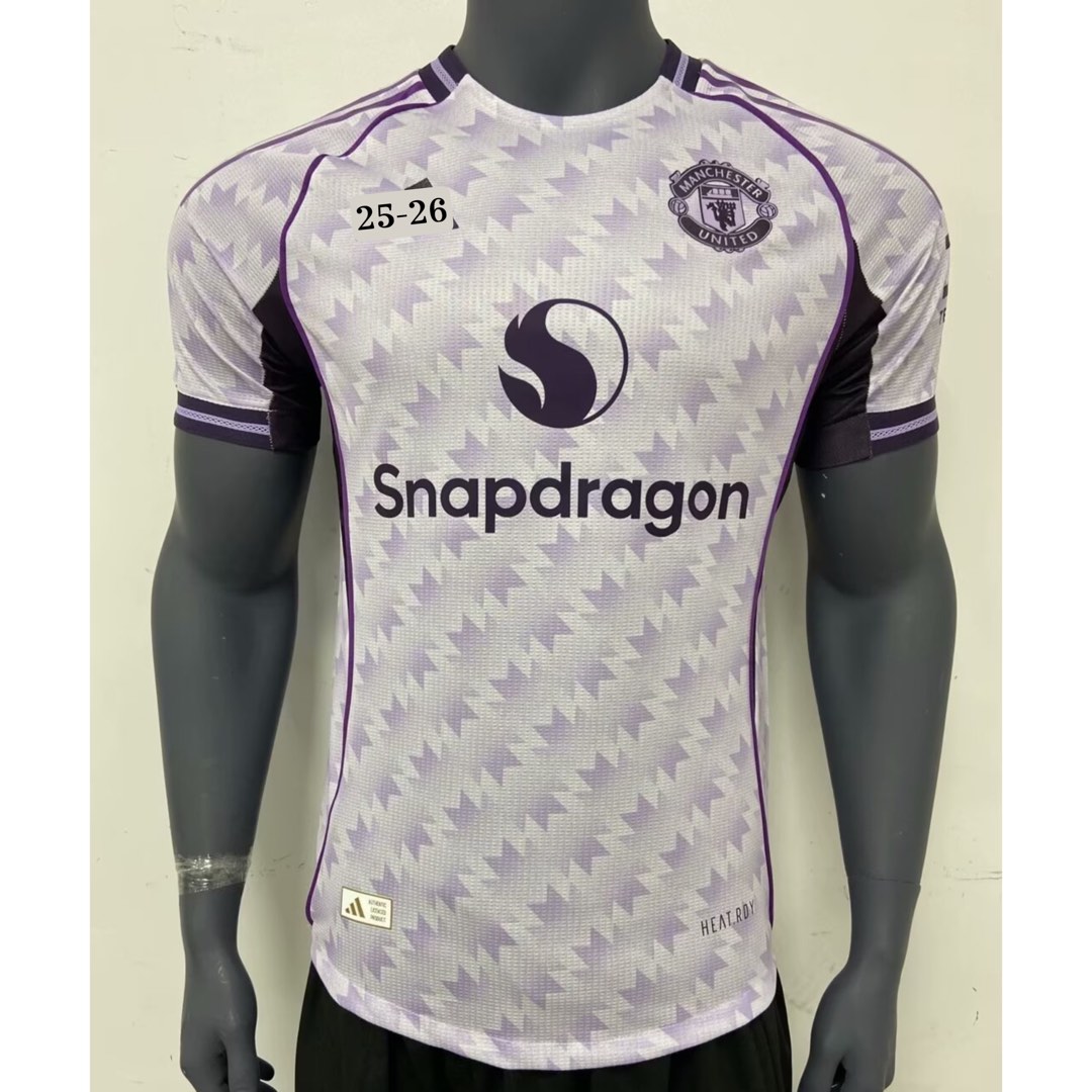 Manchester United Jersey 25-26 white Player version Football Jersey ...