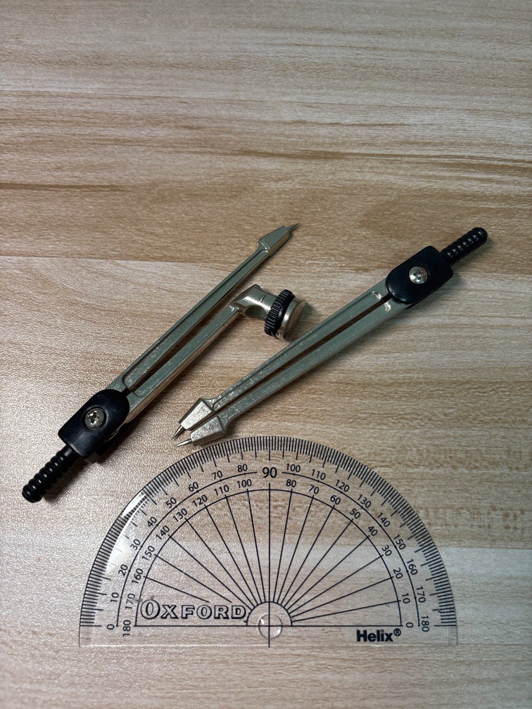 Mathematical instruments x3, Hobbies & Toys, Stationery & Craft ...