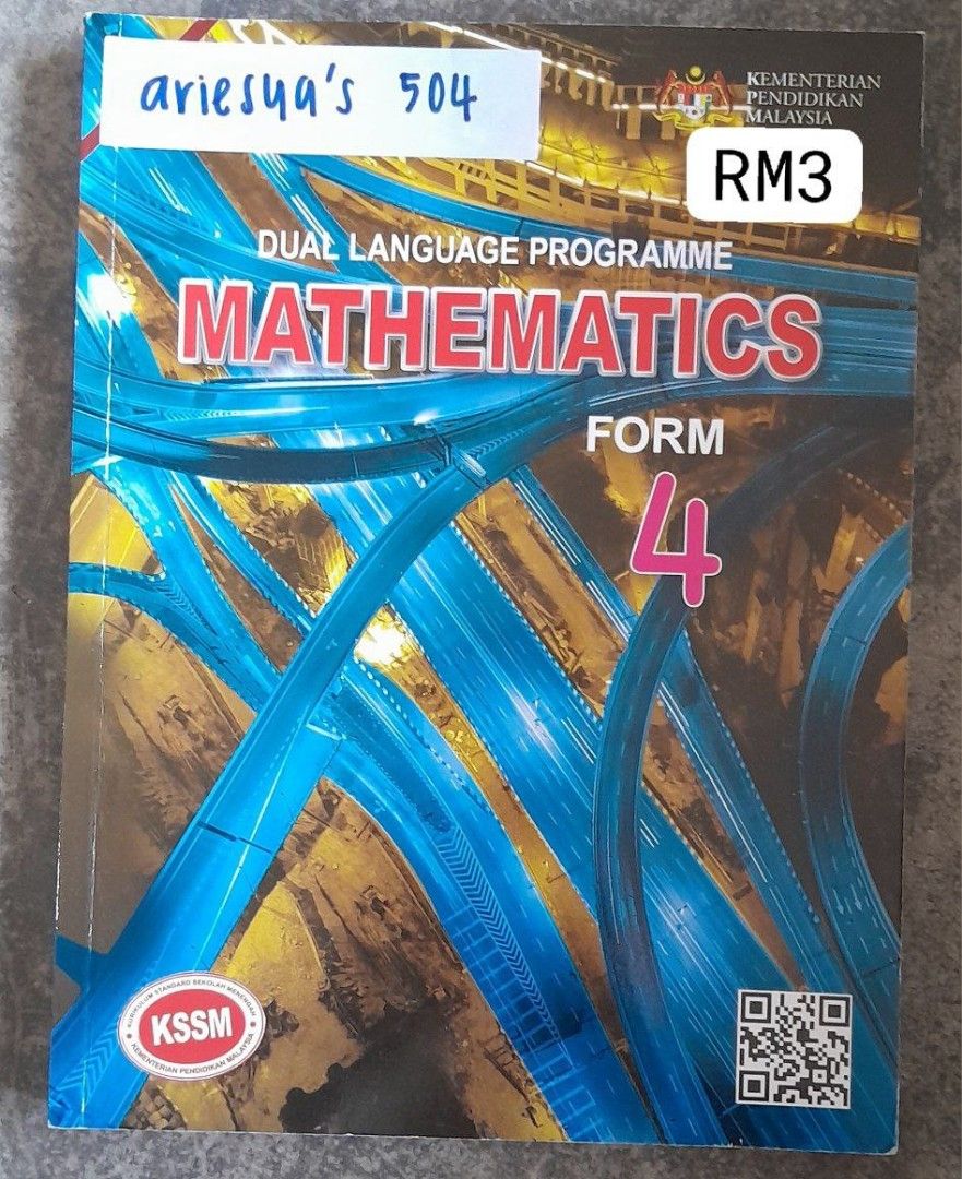 Mathematics Form 4 KSSM, Hobbies & Toys, Books & Magazines, Textbooks ...