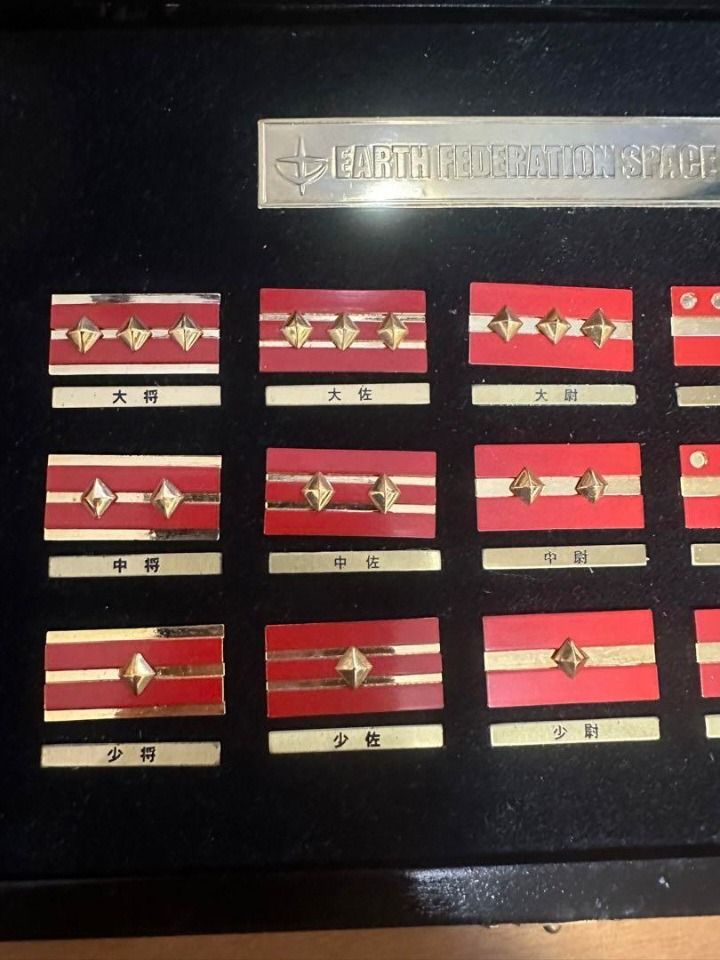 Mobile Suit Gundam E.F.S.F. Earth Federation Space Force Military Rank ...