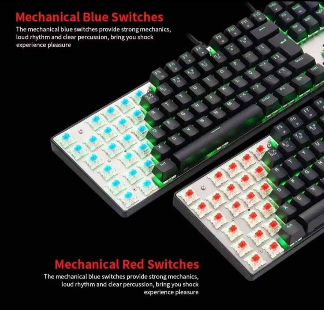 Motospeed inflictor CK104 keyboard, Computers & Tech, Parts ...