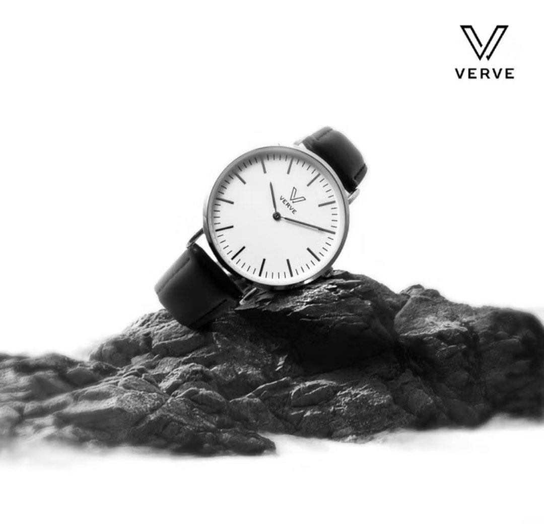 NEW - VERVE WATCH CLASSIC HITAM, Barang Mewah, Jam Tangan di Carousell