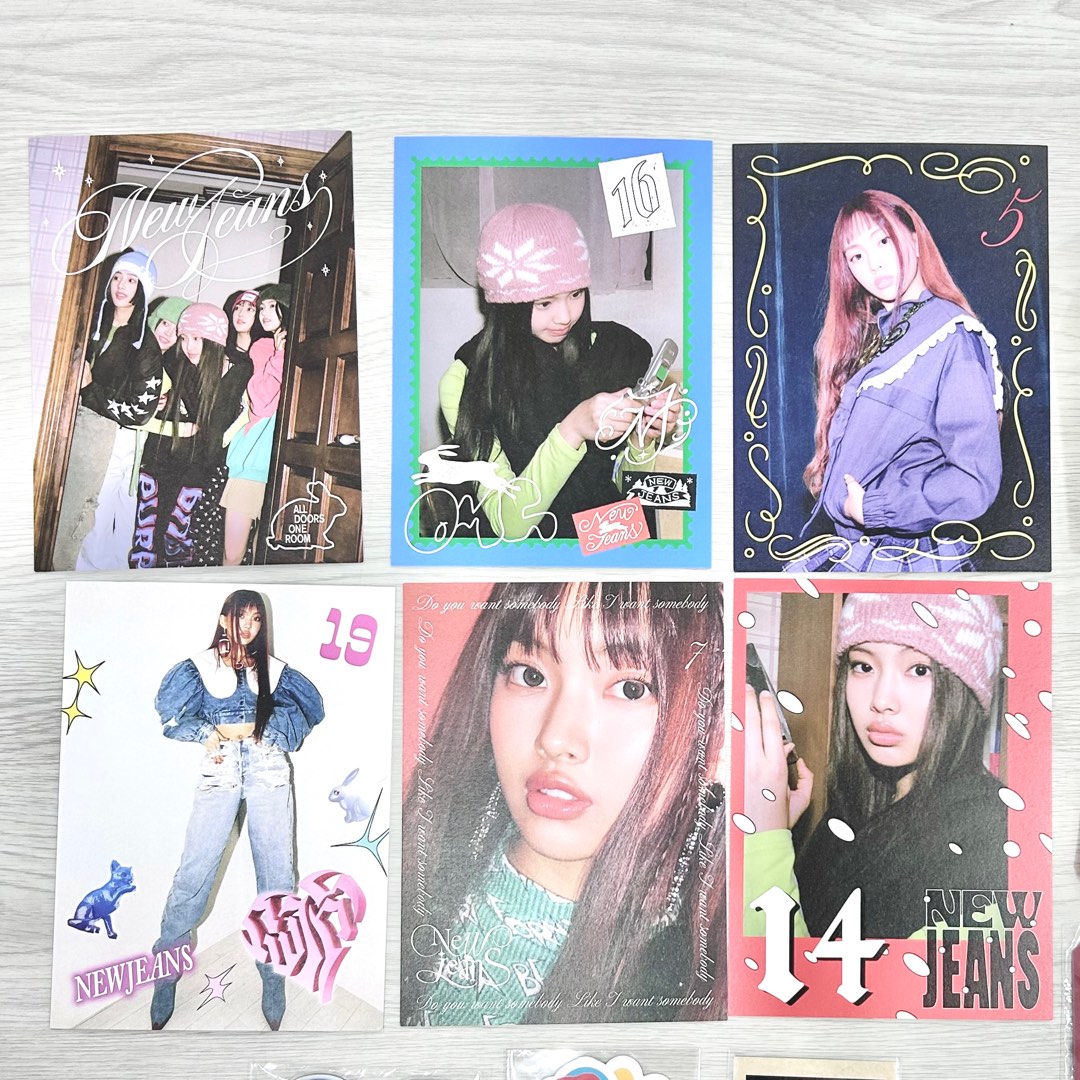 NEW JEANS HYEIN OFFICIAL POSTCARD, Hobbies & Toys, Collectibles ...
